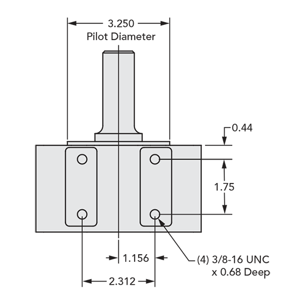 Model 210 SAE A Mount Overhung Load Adaptors